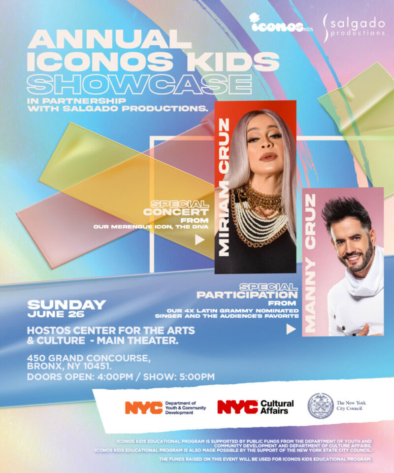 ANNUAL ICONOS KIDS SHOWCASE IN PARTNERSHIP WITH SALGADO PRODUCTIONS ...